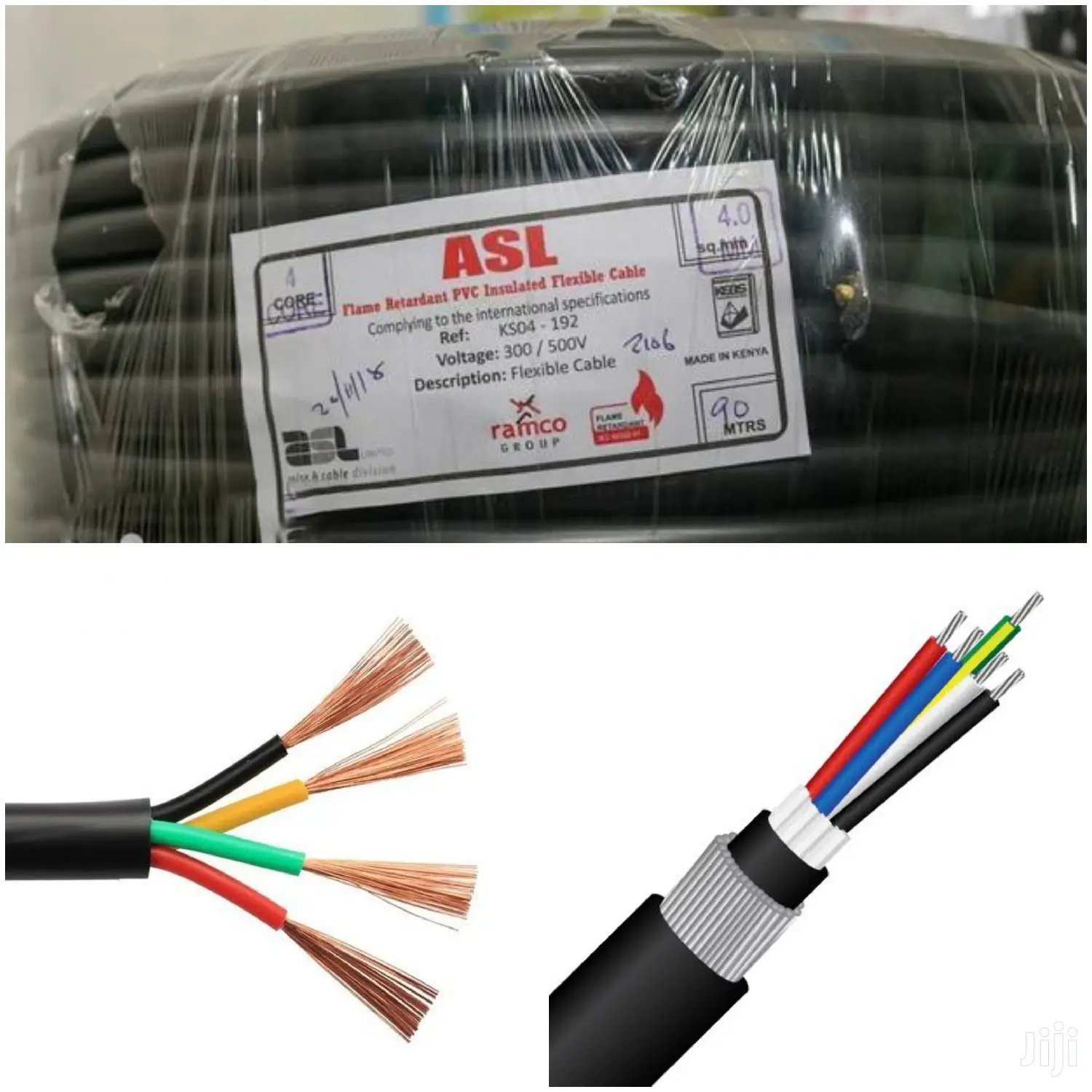 ASL Flexible 4.0mm 4 Core Electrical Cables in Nairobi Central ...