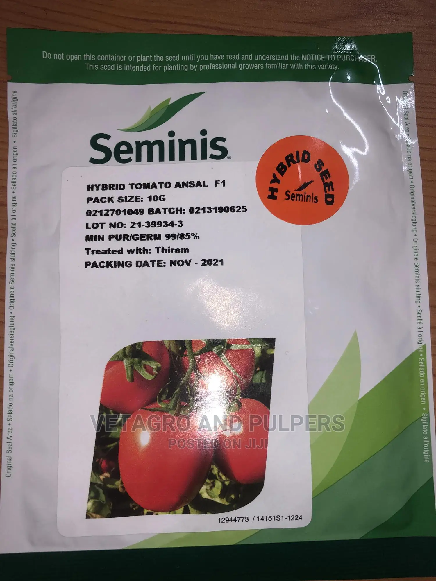 Hybrid Tomato Ansal F1 10g And 25g (Seminis) in Nairobi Central - Feeds ...