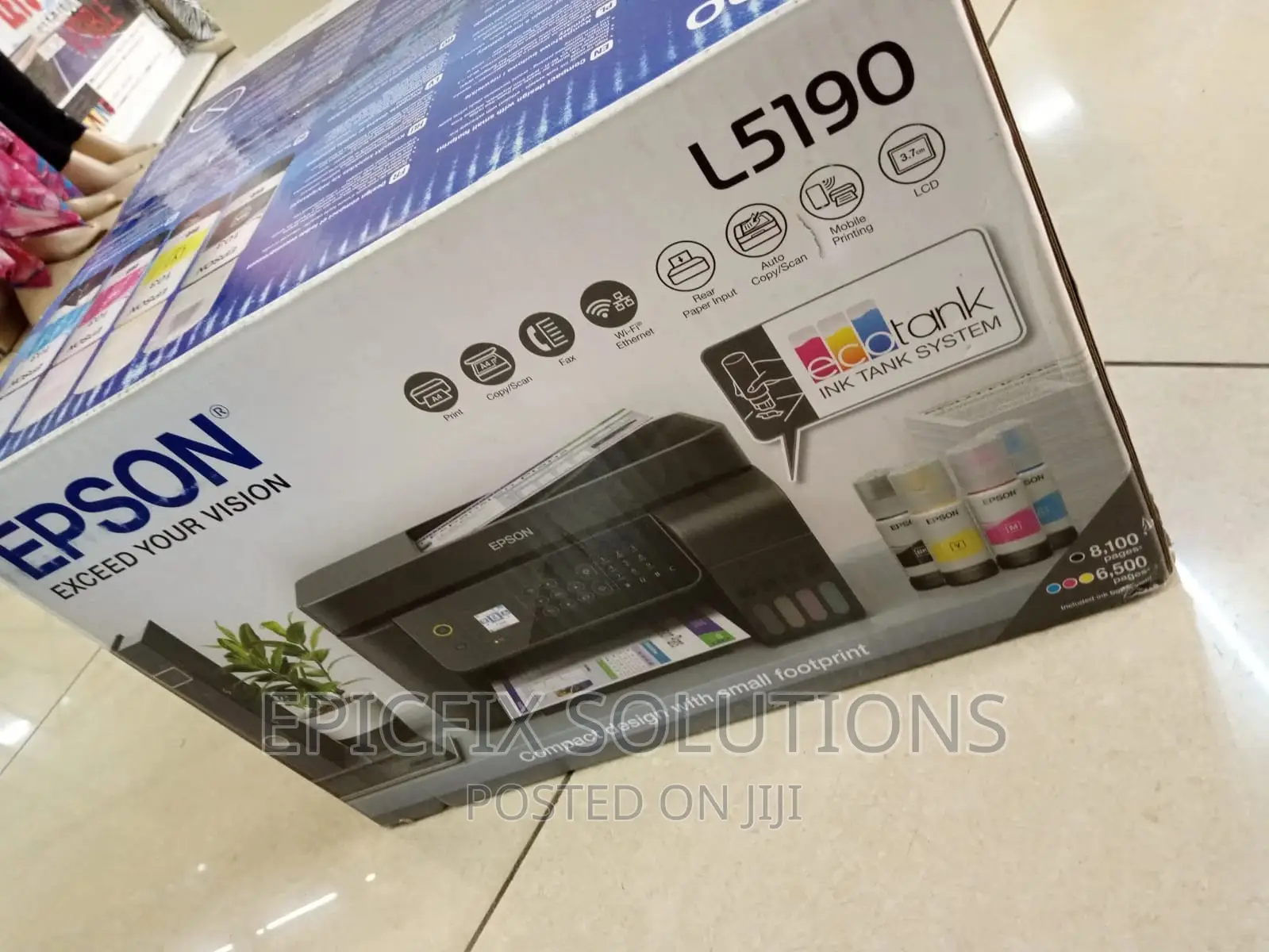 Epson L5190 Ink Tank Printer, Print, Copy, Scan and Fax in Nairobi ...
