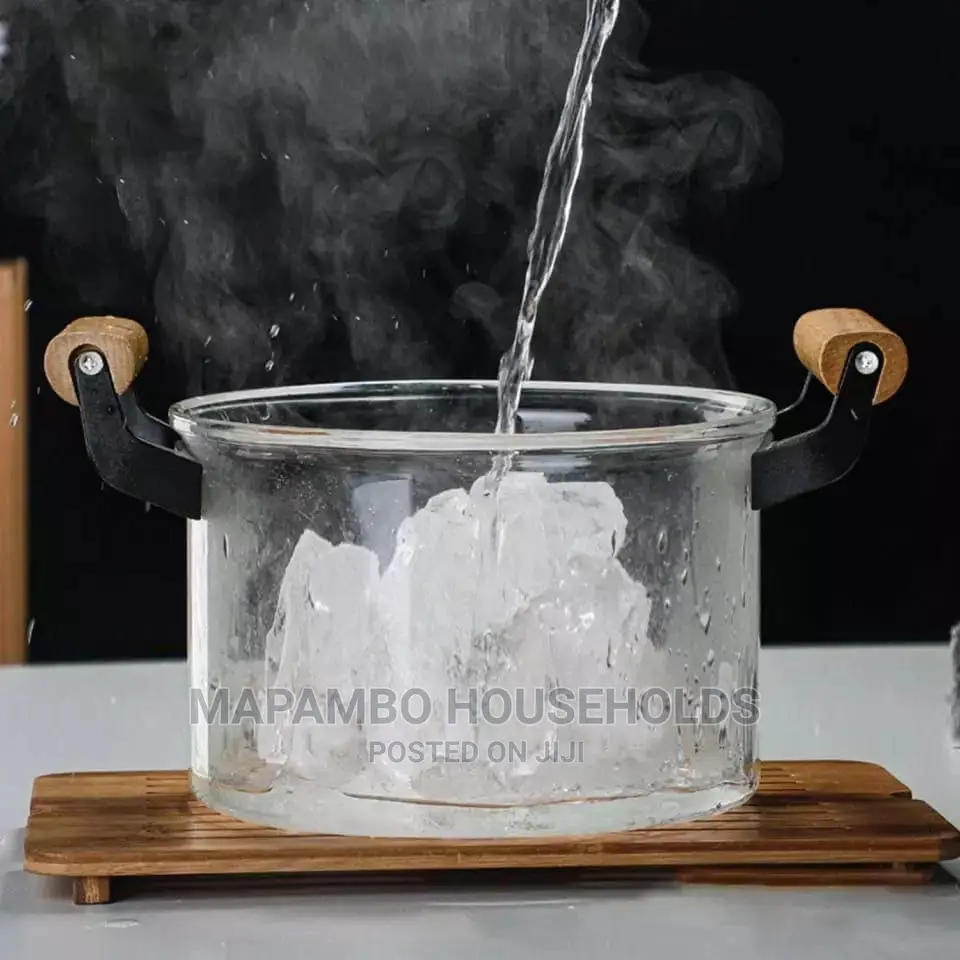 *Glass Heat Resistant Pot With Wooden Handles in Nairobi Central ...