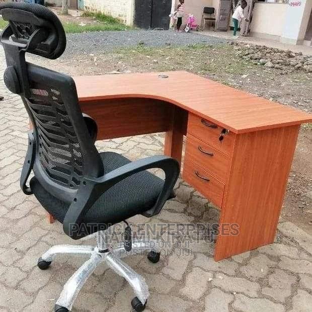 Lshaped Desk 4 by 4 Fitts Plus High Back Recliner Headrest in Nairobi Central - Furniture ...
