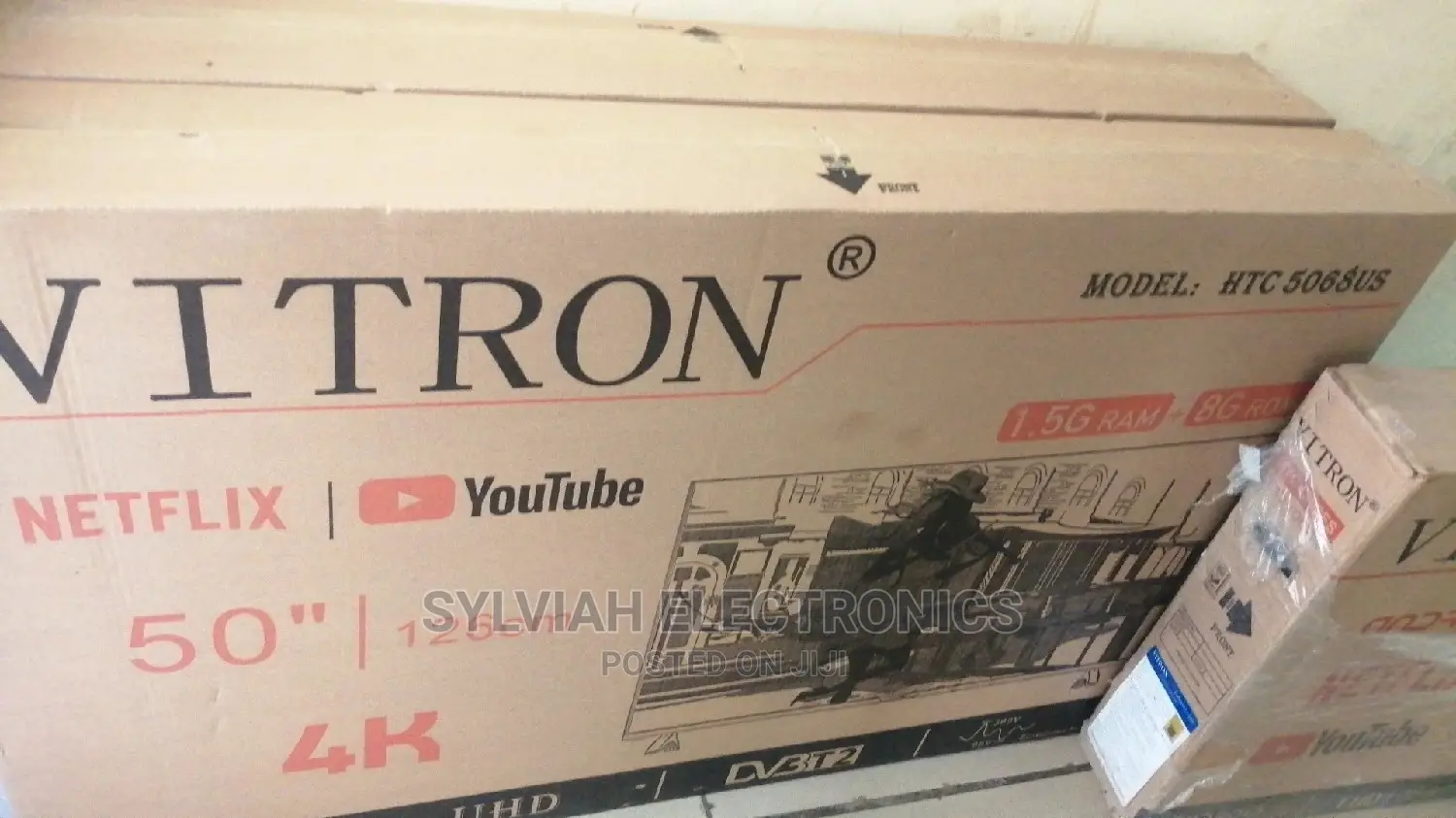 50 Inches New Vitron 4k Tv in Waberi - TV & DVD Equipment, Sylviah Electronics | Jiji.co.ke