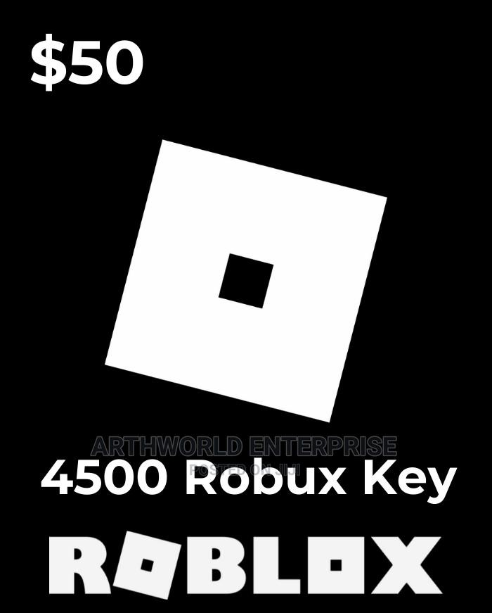 Roblox Gift Card 50 USD - 4500 Robux Key in Mombasa CBD - Accessories ...