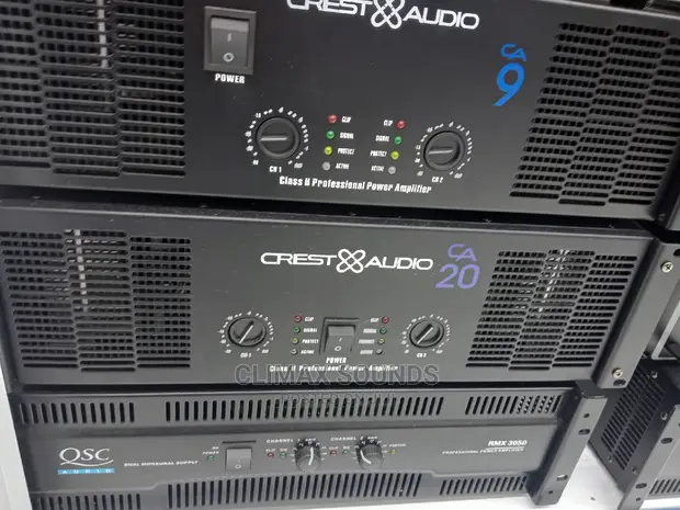 CREST AUDIO CA20 CLASS H POWER AMPLIFIER — Musical Ug, 50% OFF