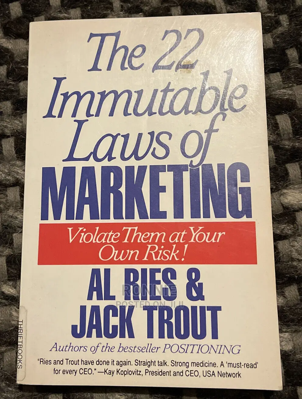 The 22 Immutable Laws of Marketing Book by Al Ries Jack Tr in Nairobi ...