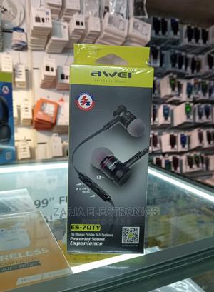 Awei Es 70ty Earphones ,Heavy Bass in Nairobi Central - Headphones, Zaria Electronics | Jiji.co.ke