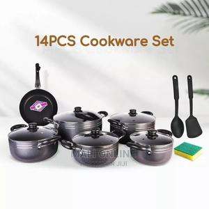 14pcs Nonstick Cookware Set Cooking Pots With Glass Lids in Nairobi Central - Kitchenware ...