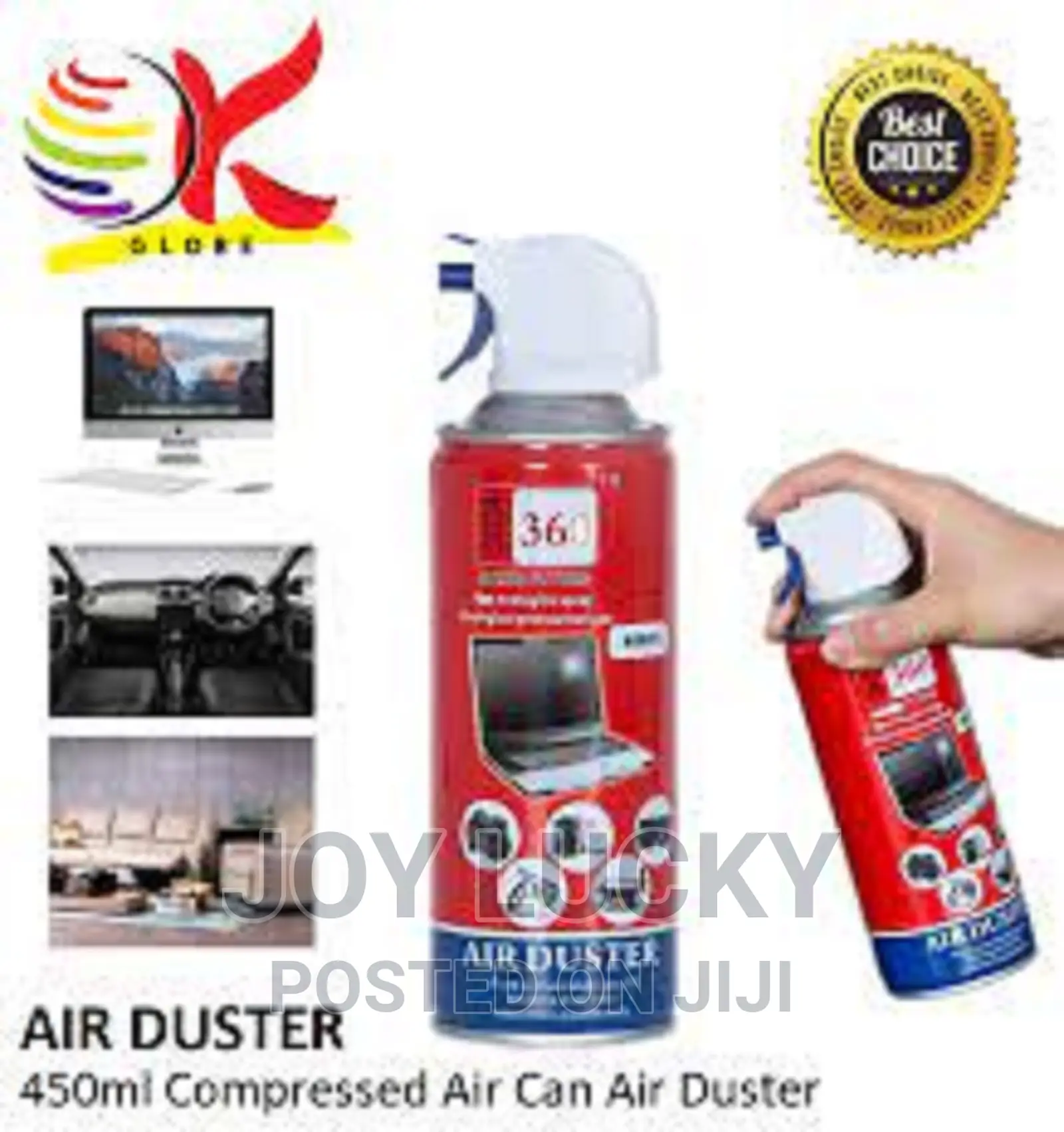 Compressed Gas Air Duster 450ml in Nairobi Central - Computer Accessories , Joy Lucky | Jiji.co.ke