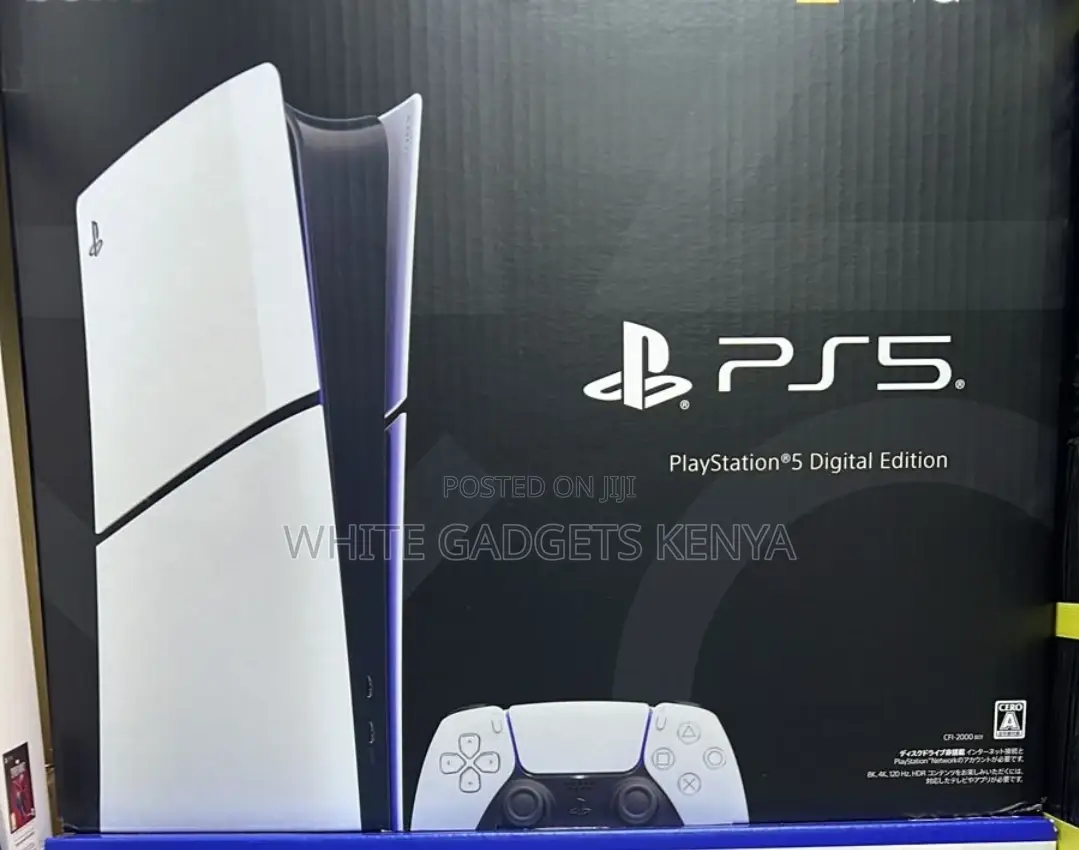 Ps5 Slim Digital 1tb Available in Nairobi Central - Video Game Consoles, White Gadgets | Jiji.co.ke
