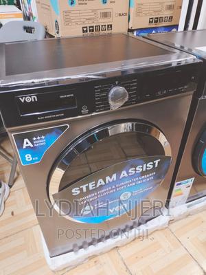 Von VALW-08FVK Front Load Washing Machine Silver - 8KG in Nairobi ...