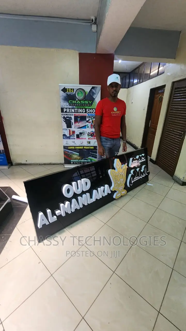 Perfectly Color Balance 3D Signages for All Business in Nairobi Central ...