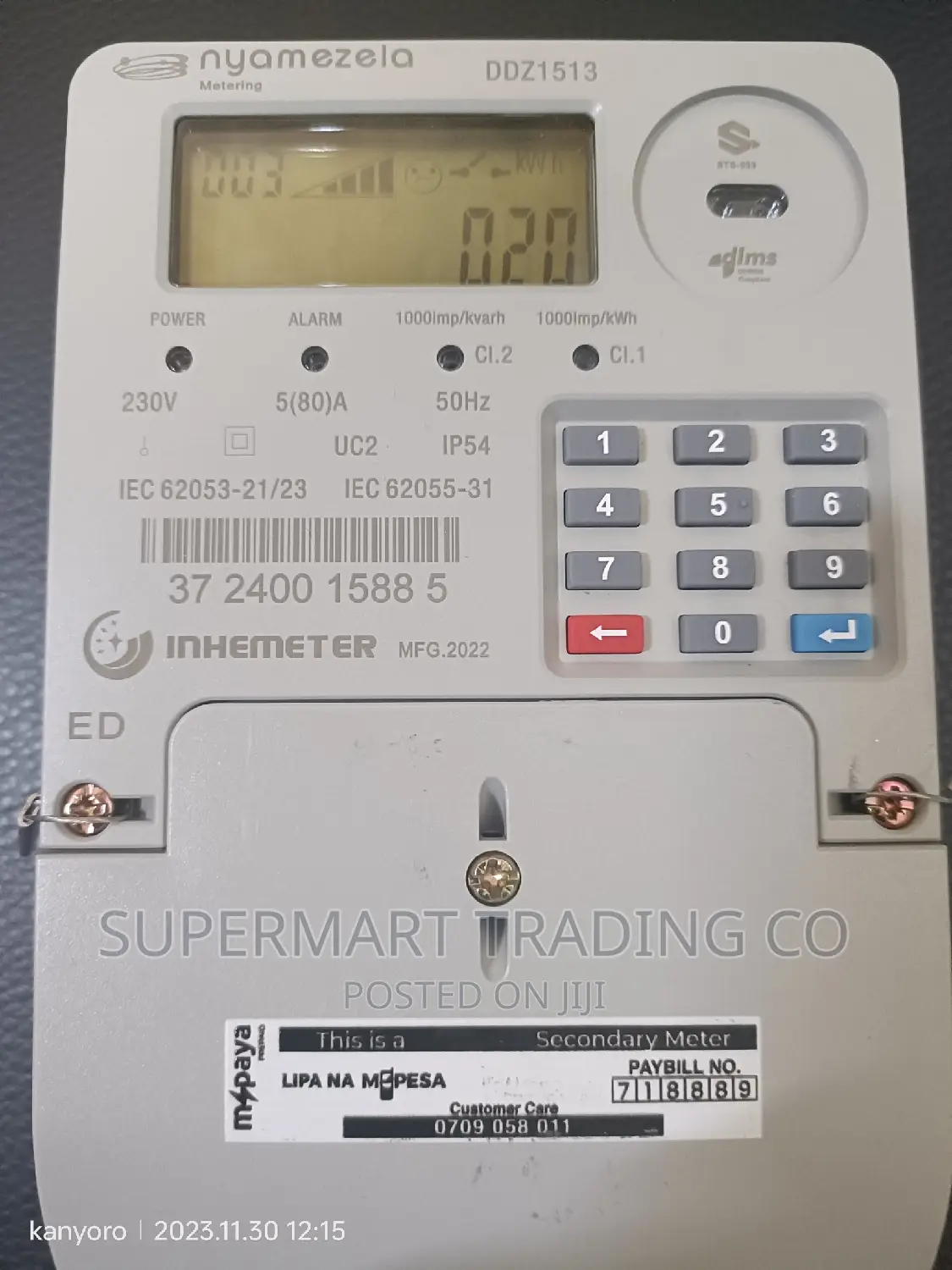 PREPAID SUBMETER Single Phase in Nairobi Central - Electrical Equipment ...