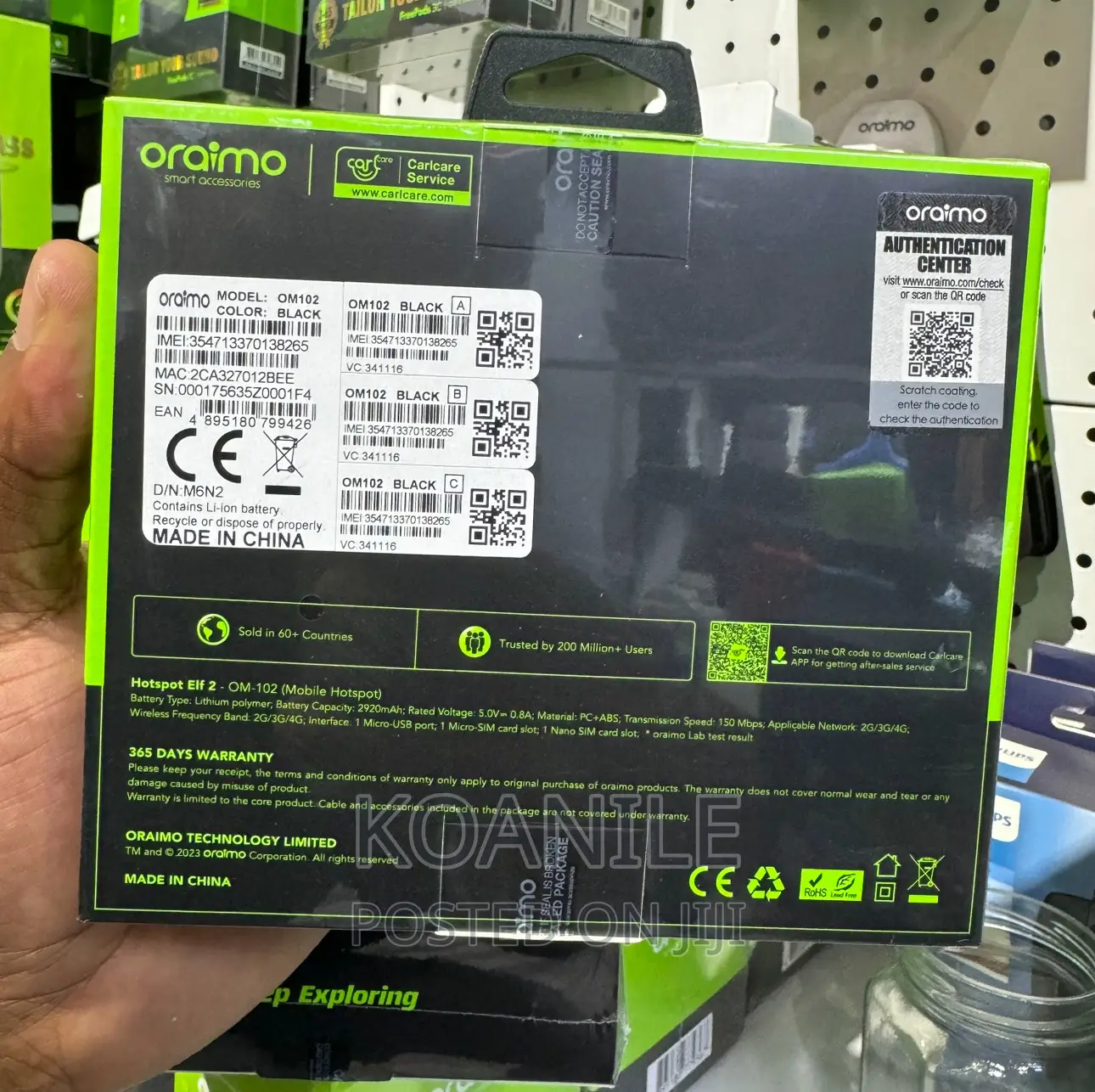 Oraimo Mifi!! Oraimo Mifi!! in Nairobi Central - Networking Products ...