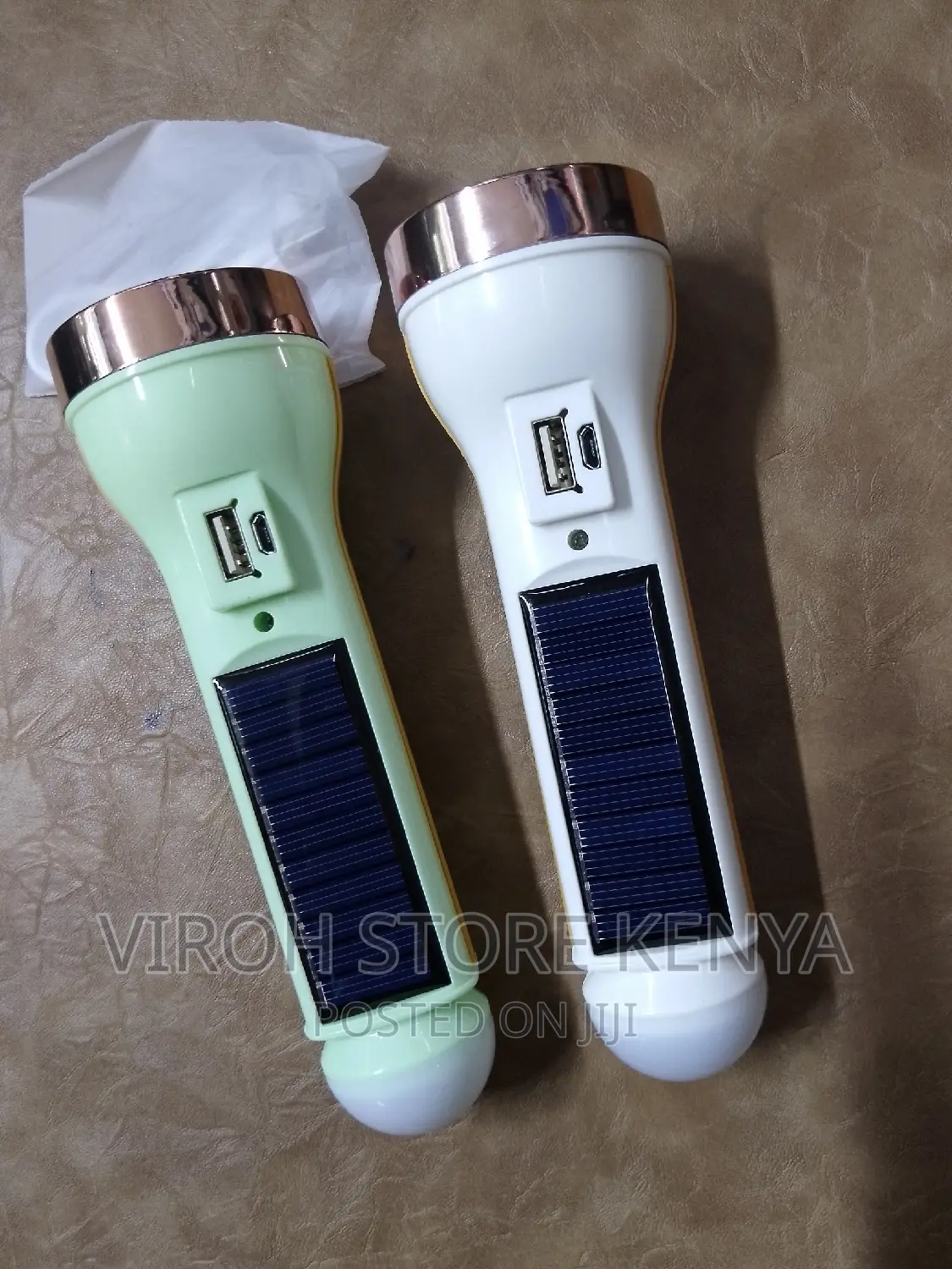Solar Torch TH-5155 With Input + Output Solar Charging Torch in Nairobi Central - Camping Gear ...