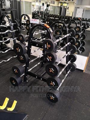Urethane Fixed Barbell Set 10- With Rack in Nairobi Central - Sports ...