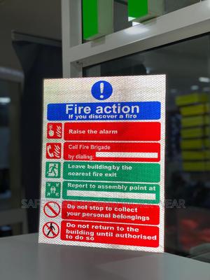 Photoluminescent Fire Safety Action Sign in Nairobi Central ...