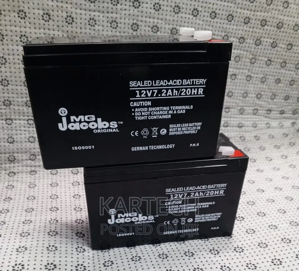 MG Jacobs 12V 7.2ah 20H Sealed Lead Acid MF Battery in Nairobi Central ...