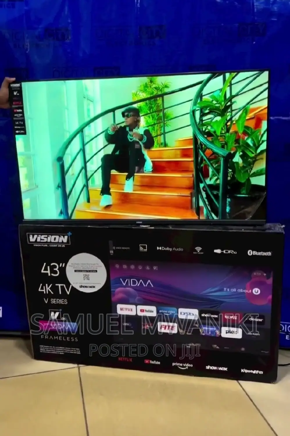 Vision Plus 43" UHD Smart TV Frameless Glass Design in Nakuru Town East ...