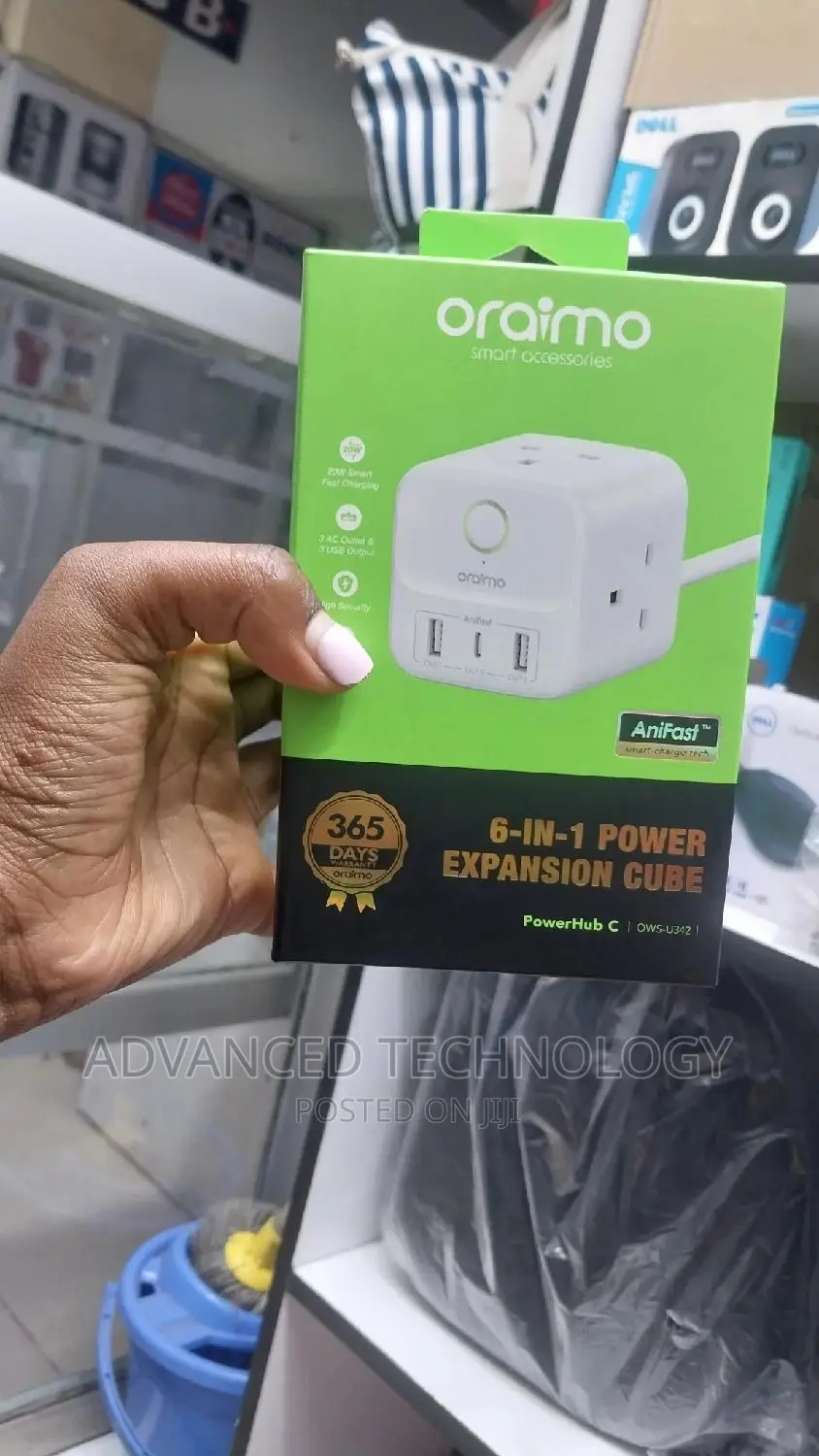Oraimo 6-in-1 Power Expansion Cube OWS-U342 (Power Hub C) in Nairobi ...