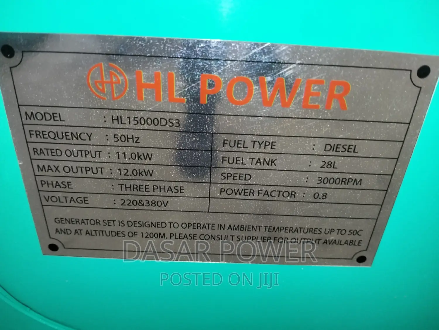 15kva Automatic Diesel Power Generator in Lavington - Electrical ...