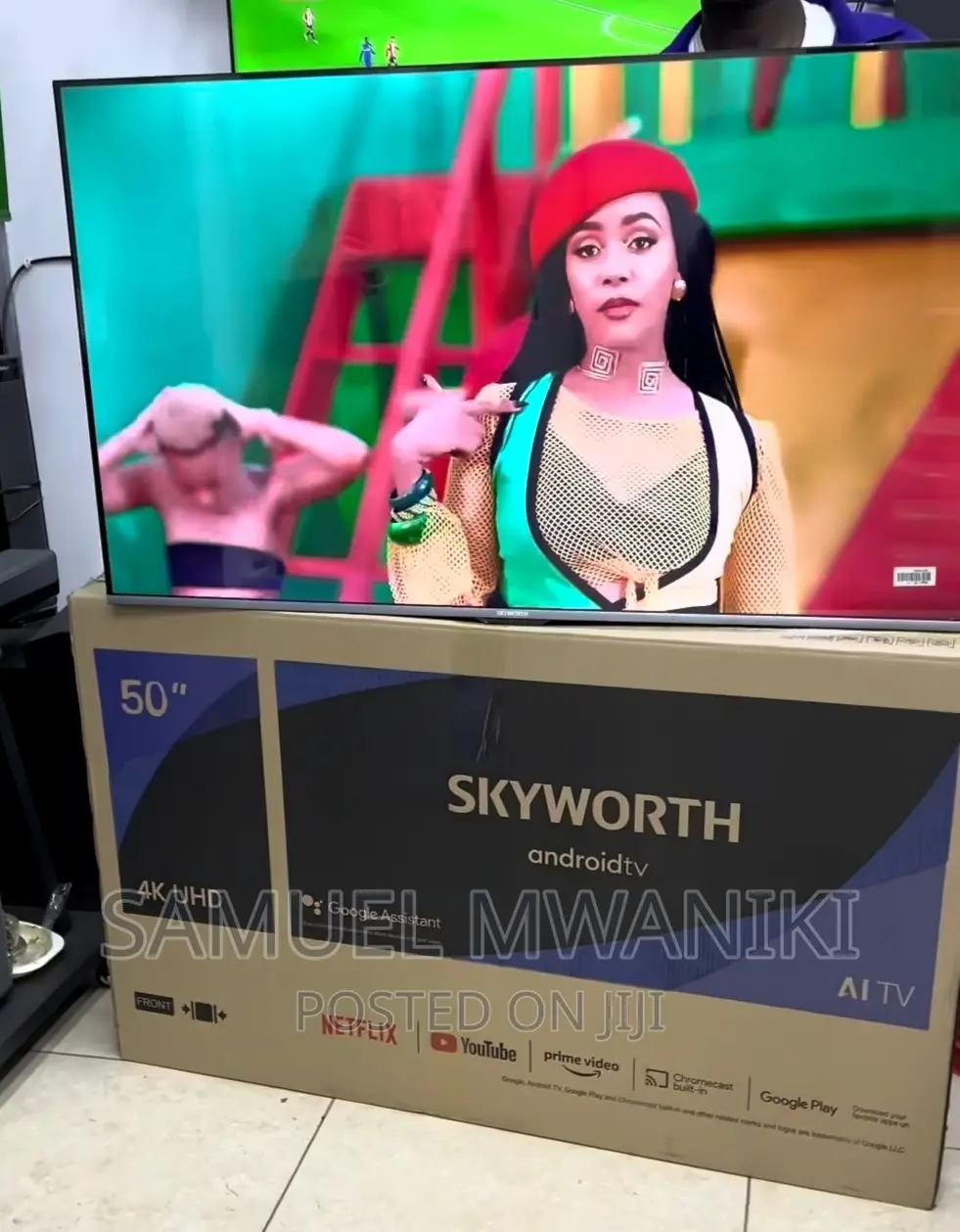 Skyworth 50′′ UHD Smart Android Frameless TV Netflix in Kitale - TV ...