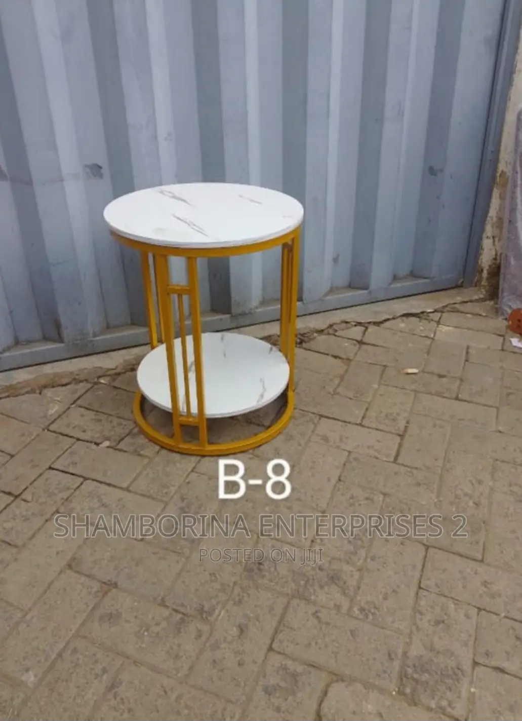 Round White Side Table: 2 Tier Small Coffee Table in Nairobi Central ...