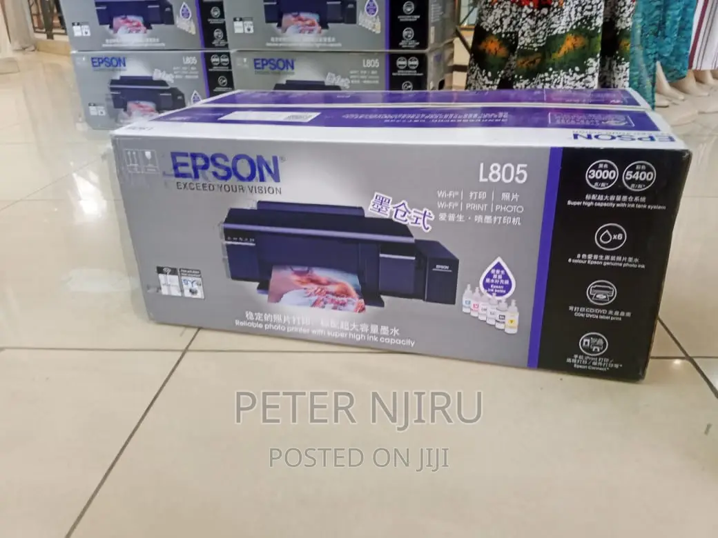 Epson L805 Wi-Fi Photo Ink Tank Printer in Nairobi Central - Printers & Scanners, Peter Njiru ...