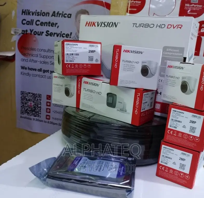 Hikvision 4 Remote View Enabled CCTV Cameras Complete in Nairobi ...