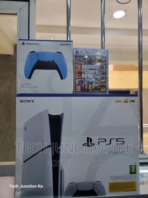 Ps5 Slim 1tb Bundle ,Extra Controller GTA V in Nairobi Central - Video Game Consoles, Tech ...