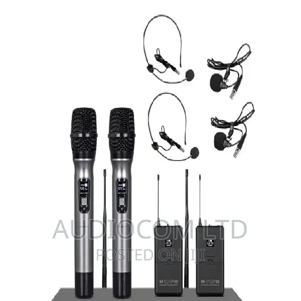 BNK BK8400 2 Hand Held 2 Lapels Wireless Microphone in Nairobi Central - Audio & Music Equipment ...