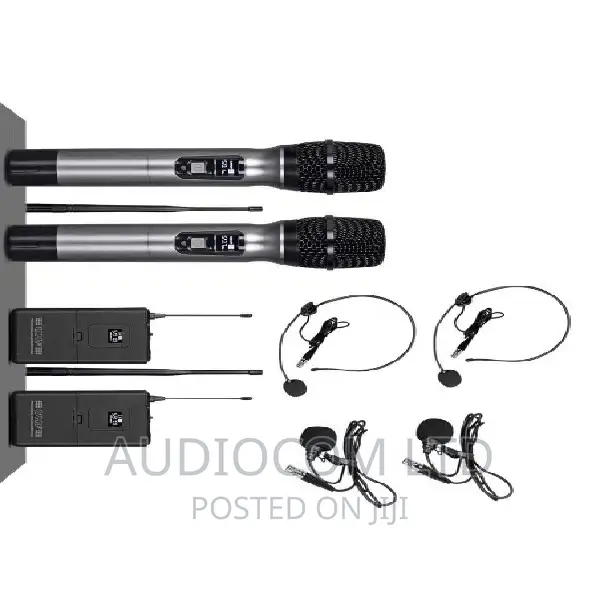 BNK BK8400 2 Hand Held 2 Lapels Wireless Microphone in Nairobi Central - Audio & Music Equipment ...