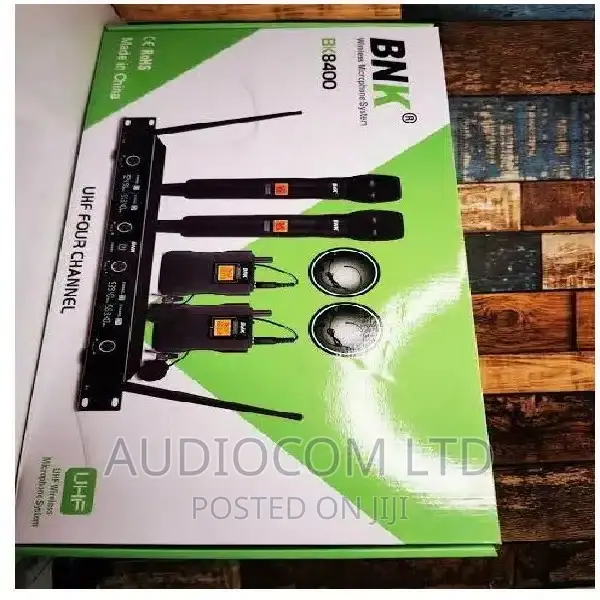 BNK BK8400 2 Hand Held 2 Lapels Wireless Microphone in Nairobi Central - Audio & Music Equipment ...
