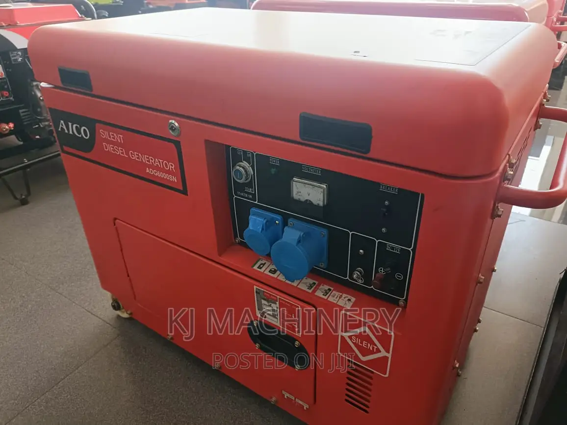 Aico Silent Diesel Generator Single Phase Genset in Industrial Area ...