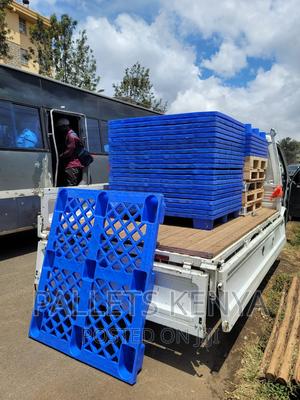 Plastic Pallets- Blue Plastic Pallets. (JFG03) in Kasarani - Building ...