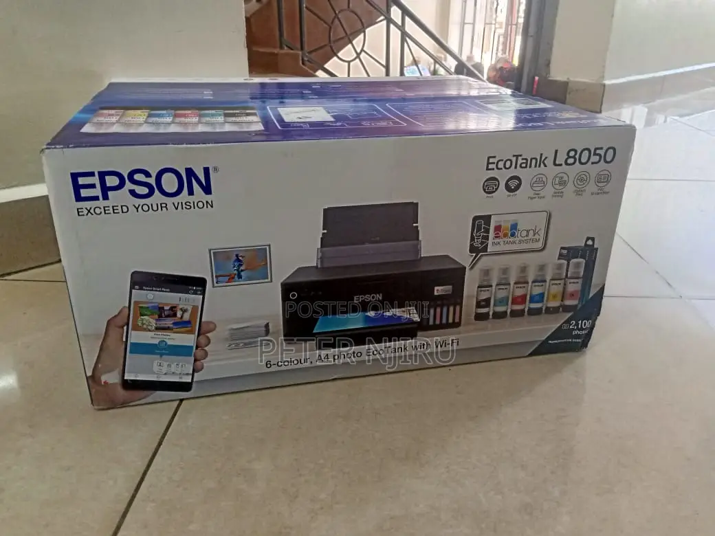 Ecotank L8050 A4 Wi-Fi Ink Tank PRINTER in Nairobi Central - Printers & Scanners, Peter Njiru ...