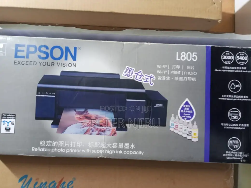 Epson L805 Single Function A4 A5 A6 B5 Wi-Fi Photo Ink Tank in Nairobi Central - Printers ...
