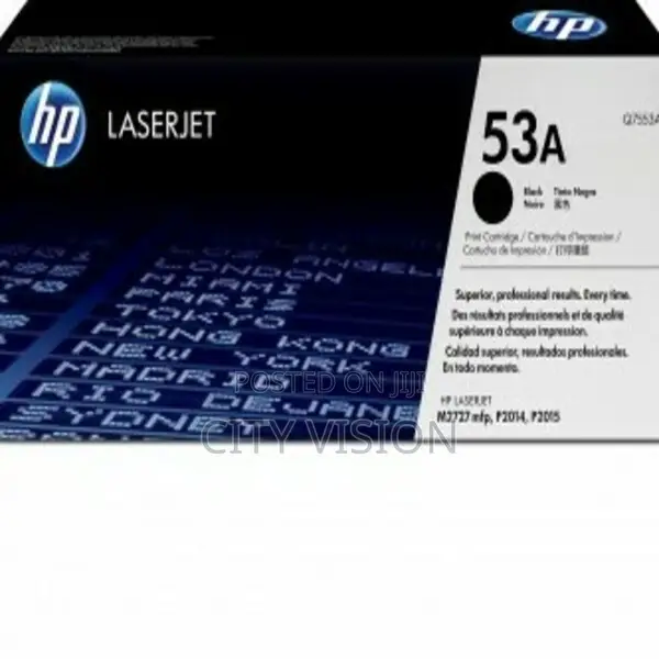 Hp Original Black Laserjet Toner Cartridge!! (Q7553A)!! Hp!! in Nairobi ...