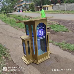 Altar Branded Pulpit Podium Design in Nairobi Central - Furniture ...