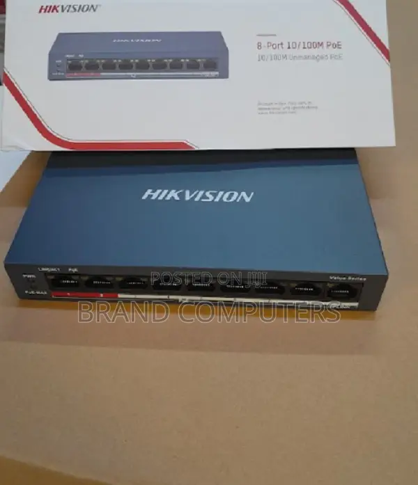 Hikvision 8 Port Poe Switch//Hikvision 8 Ports Unmanaged Poe in Nairobi ...
