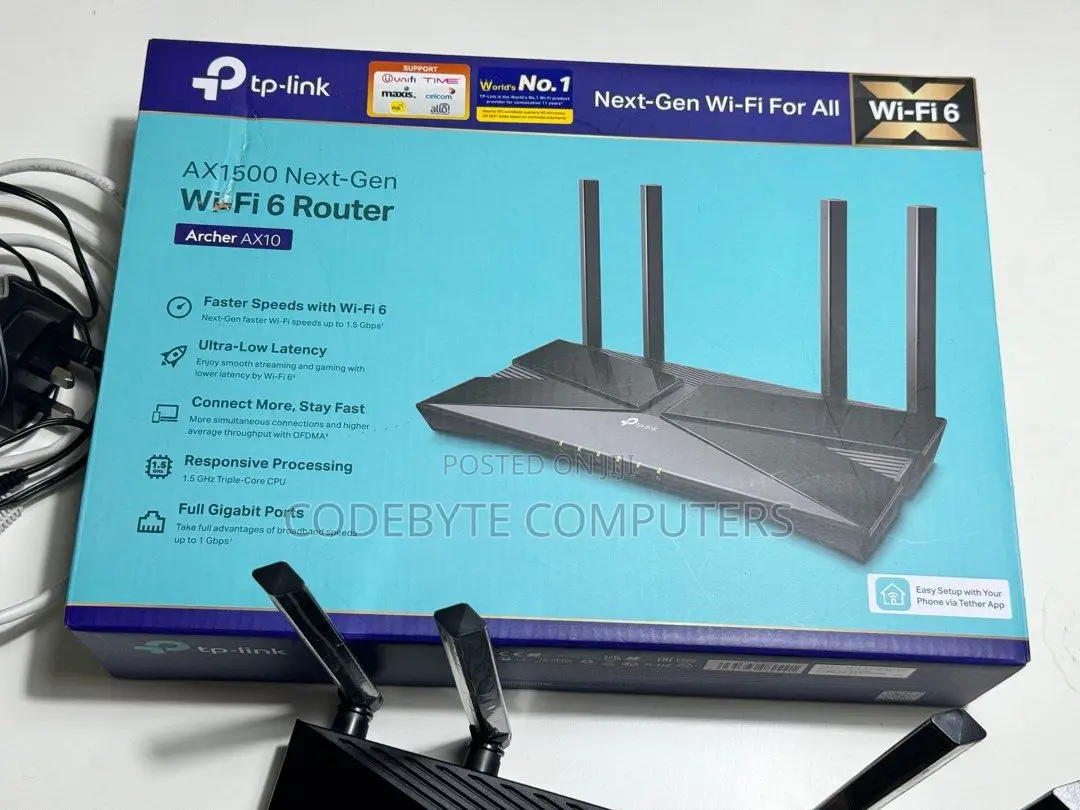 Tp-Link AX1500 Next-Gen Wi-Fi 6 Router -Archer AX10 in Nairobi Central ...