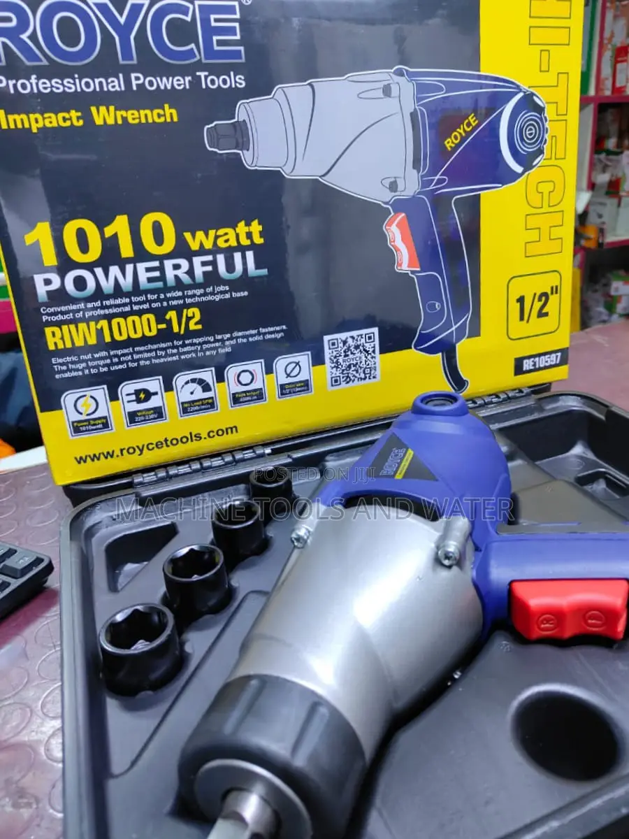 Royce 1010W Powerful Impact Wrench Machine+Free Accessories in Nairobi ...