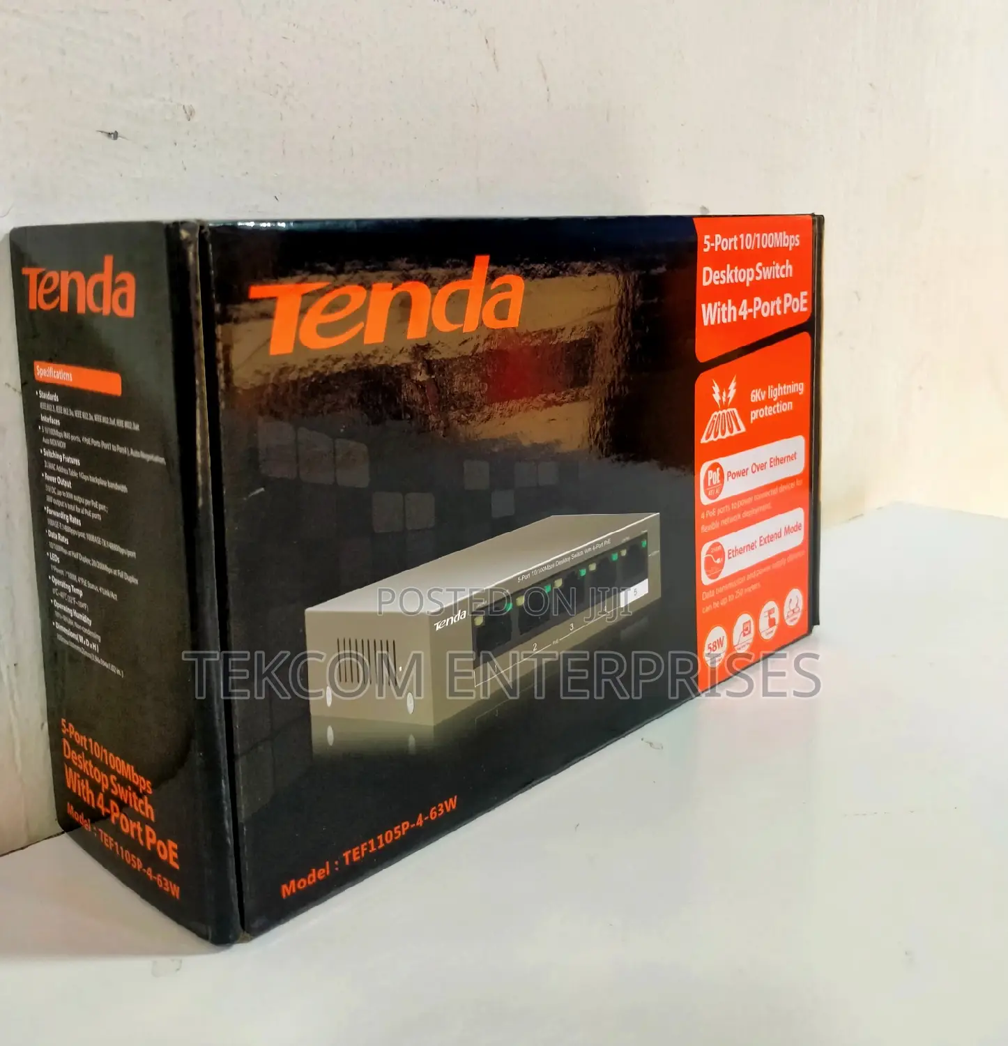 Tenda 5-Port Desktop Switch With 4-Port Poe in Nairobi Central ...