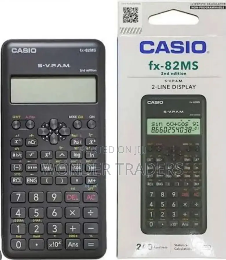 Fx 82 Ms Calculator in Nairobi Central - Stationery, Wonders Traders ...