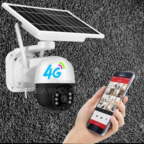 Engineered V380 Pro 4G Sim Card Motion Sensor Solar Camera in Nairobi ...
