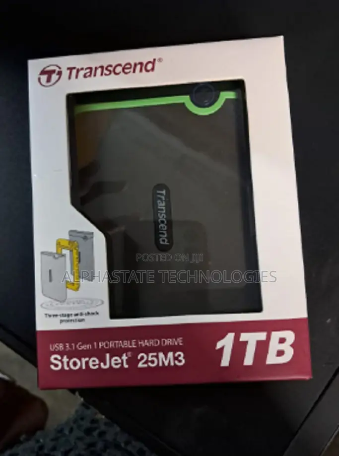 TRANSCEND 1TB External Hard Disk in Nairobi Central - Computer Hardware, Alphastate Technologies ...