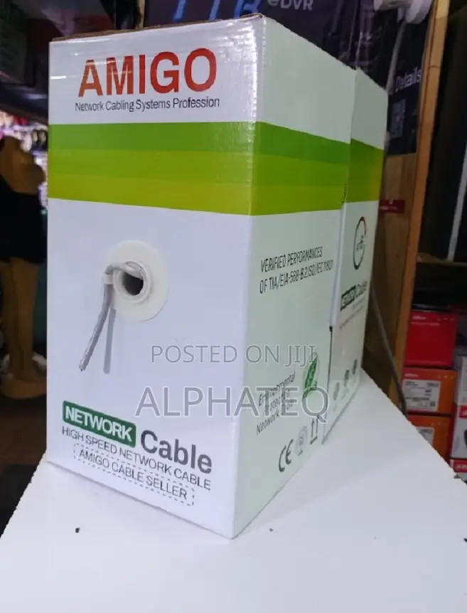 Restocked AMIGO 305M Indoor Cat6 Lan Networking Cable in Nairobi Central - Networking Products ...