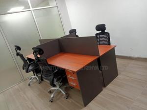 Four Seater Office Workstation, 4-Way Modular Workstation in Mombasa ...