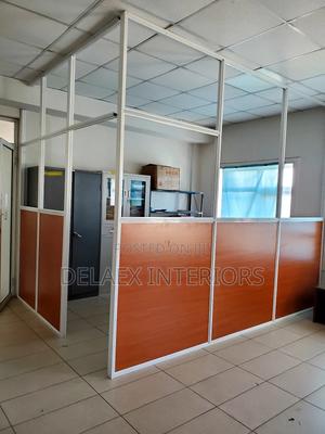 Office Partition With Half MDF Boards and Half Glass in Nairobi Central ...