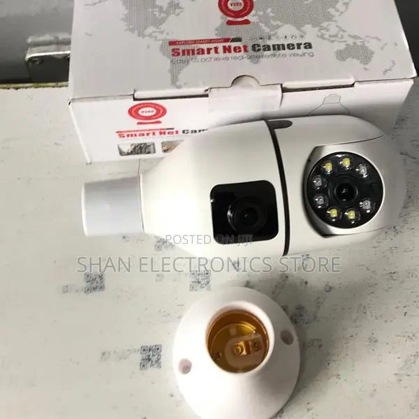Dual Lens CCTV Bulb Camera Quality V380 PTZ Bulb IP Camera in Nairobi ...