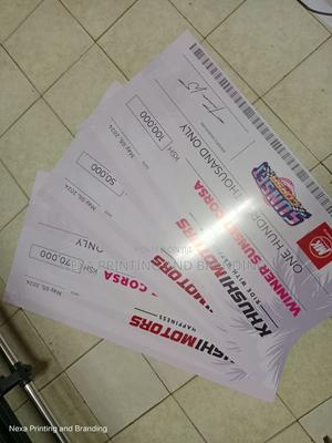 Presentation Dummy Cheques Customized in Nairobi Central - Printing ...